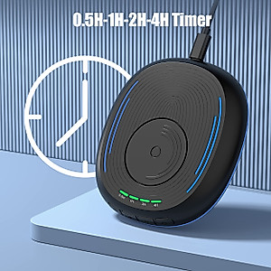 VKAROOD Mouse Jiggler Undetectable Mouse Mover Device with Timer, ON/Off Switch, Breathing Light Mouse Wiggler for Prevent Computer Laptop Screen Sleep (Black)