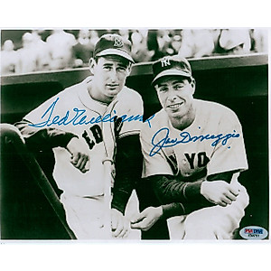 Kirkland Ted Williams & Joe Dimaggio 8 X 10 Autograph Photo on Glossy Photo Paper