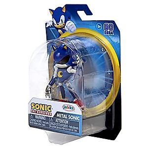Sonic The Hedgehog Action Figure 2.5 Inch Metal Sonic Collectible Toy , Blue, 3 years