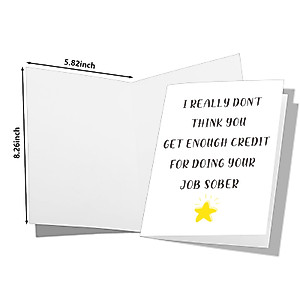 Christmas Appreciation Gifts for Men Leaders Thanksgiving Boss Lady Gifts for Women Boss Funny Retirement Cards Happy Work Anniversary Cards for Employees Birthday Cards for Coworkers
