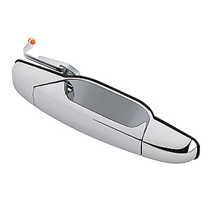 MNJWS Exterior Chrome Door Handle, Rear Passenger Side, Compatible with 2007-2014 Chevy Silverado Suburban Tahoe GMC Sierra Yukon Cadillac Escalade, Replace 22738726 84053450 80547