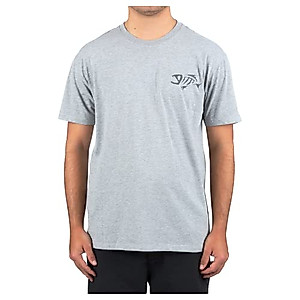 G. Loomis Gloomis Fishing Topo Tee - Gray, 2X [GTEEMELTOPO2XGY]