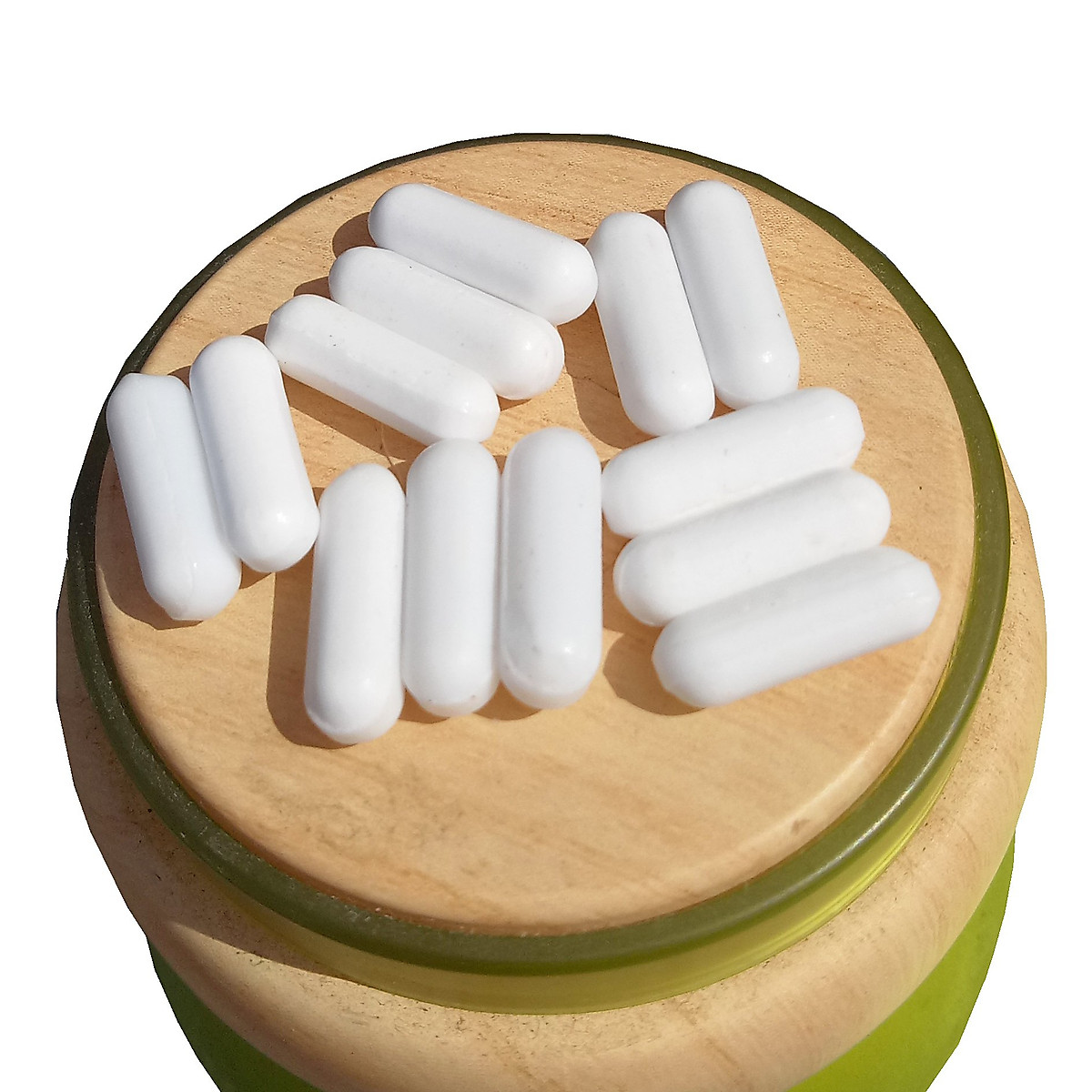 Magnetic Stirrer Stir Bar PTFE Magnetic Mixer Stir Bars (5X15mm, Cylinder Shape, 10PCS)