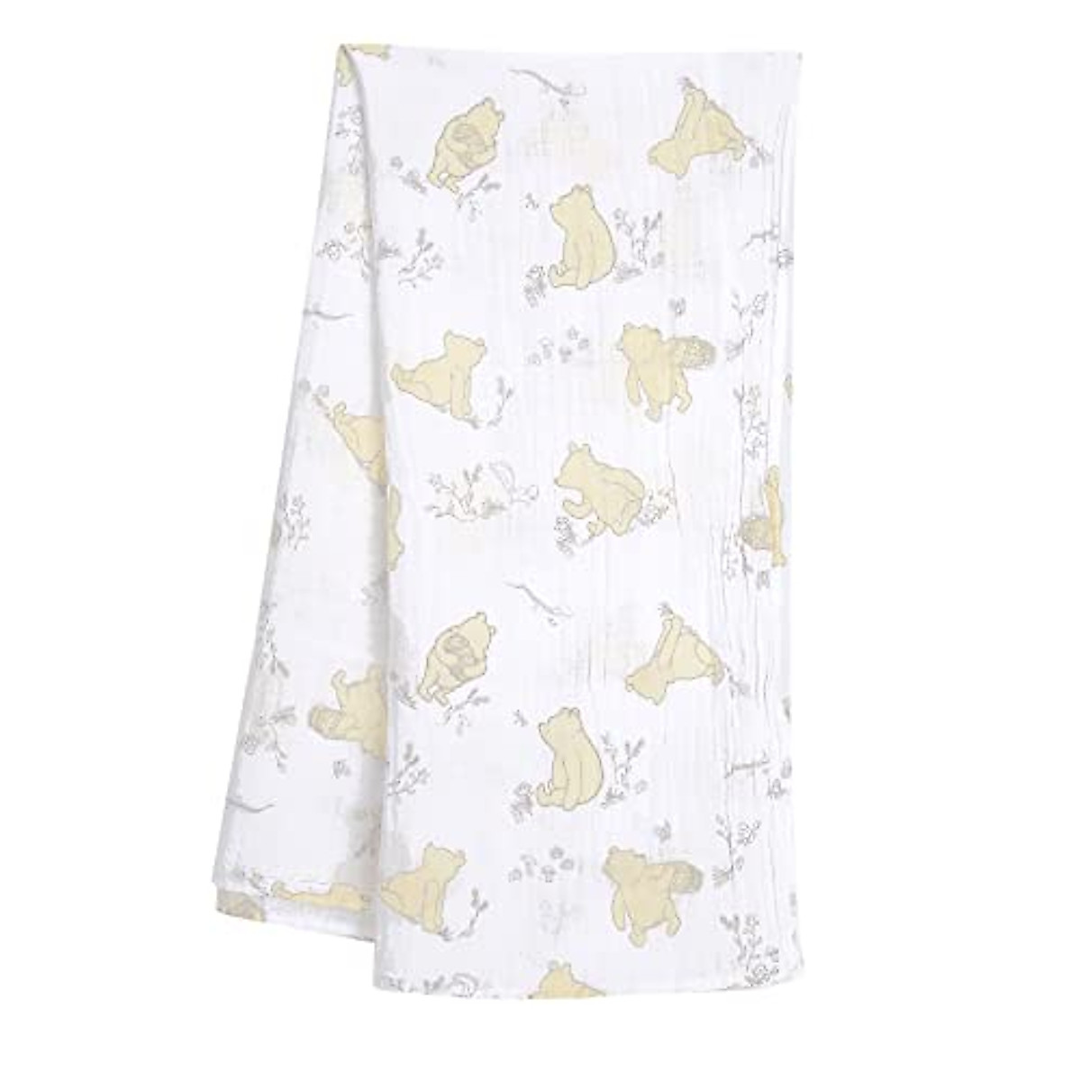 Lambs & Ivy Disney Baby Winnie The Pooh Swaddle Blanket & Plush Toy Gift Set