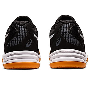 ASICS Men's UPCOURT 5 Volleyball Shoes, 12, BLACK/WHITE