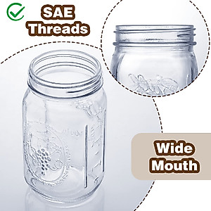 6 Pieces 3.75 Inch Wooden Mason Lid Canning Jar Lid Bottle Molded Screw Replacement Lids Wide Mouth Glass Jar Lids Yogurt Jar Lids for Jar Spice Cap Home Kitchen Practical Sealing Utensil Kit