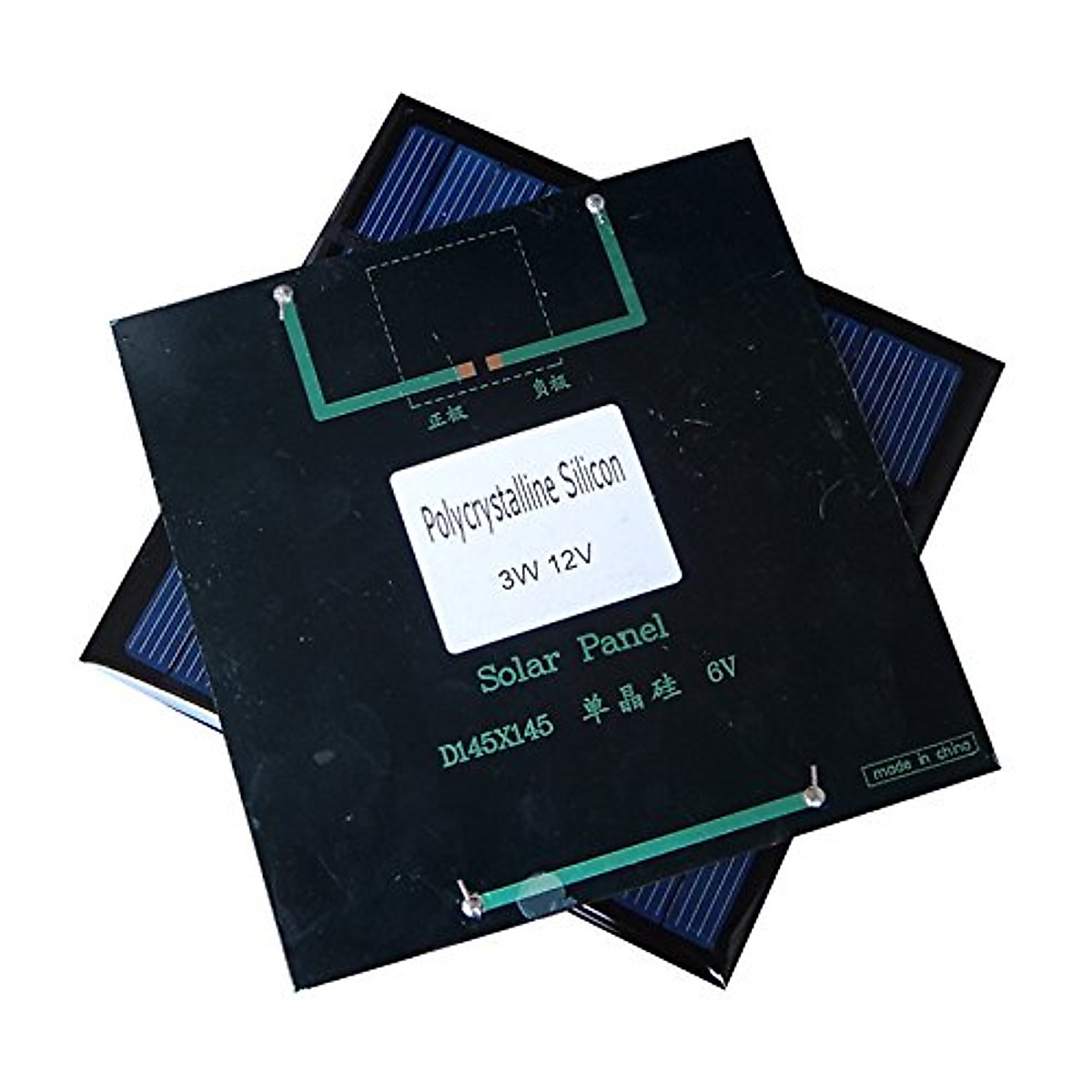 Sunnytech 1pc 3W 12V 250ma Mini Small Solar Panel Module DIY Polysilicon Solar Epoxy Cell Charger B047