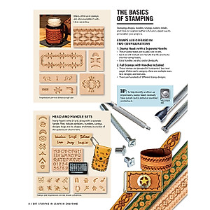 Get Started in Leather Crafting: Step-by-Step Techniques and Tips for Crafting Success (Design Originals) Beginner-Friendly Projects, Basics of Leather Preparation, Tools, Stamps, Embossing, & More
