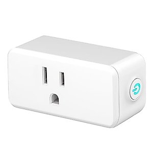 ExIoTy Smart Plug, Simple Setup with One Voice Command, Compatible with Alexa Only, Voice Control, Remote Control, Timer Function, Group Control, Bluetooth Mesh, Alexa Echo Required (1 Pack)