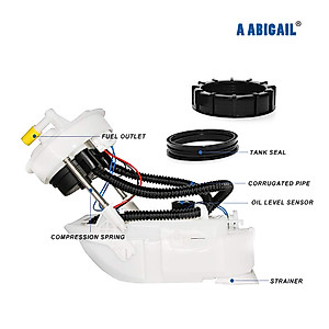 Fuel Pump for 2001 2002 2003 2004 2005 Honda Civic L4 1.3L 1.7L 2.0L Replaces Part 17045-S5A-A00, E8566M, SP8011M, P76528M, 17045-S5A-A31, 17045-S5A-A30 - Gas and Hybrid Models