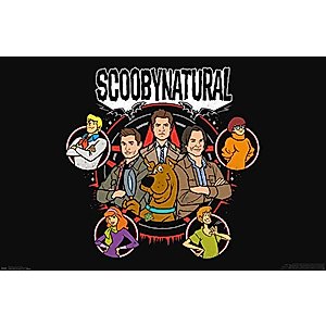 Trends International Scooby-Doo-Scoobynatural Wall Poster, 22.375 in x 34 in, Unframed Version