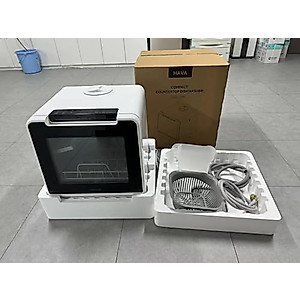 HAVA Countertop Dishwasher, 2024 NEW Upgraded Model, 8 Wash Programs Portable Dishwasher with Child Lock & Delayed Start Function, 5L Water Tank for Apartments, Dorms, and RVs - No Hookup Needed