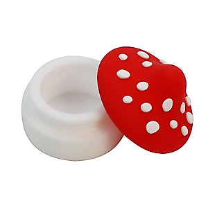 YHSWE Eco-friendly Silicone Wax Container 5ml. The Appearance is Small and Beautiful, and The Design is Compact. Suitable for Skin Care Containers, Beeswax, Eye Creams, Face Creams (6 pieces) Mix