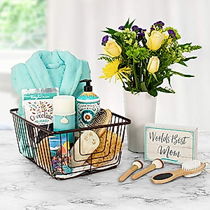 Spectrum Diversified Ashley Basket, Large, Bronze