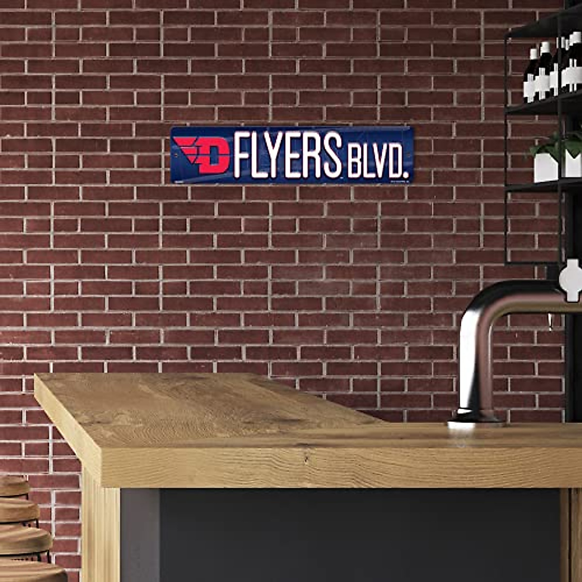 Rico Industries NCAA Ohio State Buckeyes Grey 4" X 17" Plastic Street Sign