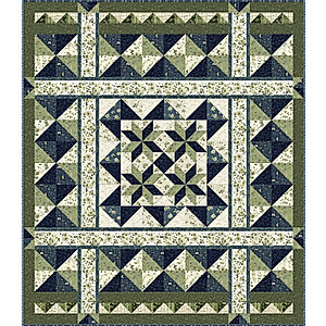 Uplifting Words, Green, Butterflies, Clover, on Creamy White, Green Fields, Wilmington Prints, 17805-172, by The Yard