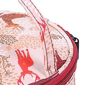 Zerodis Knitting Bag, Large Capacity Portable Knitting & Crochet Storage, Craft Organizer to Store Crocheting & Knitting Supplies, Sewing Tool Accessories Case(Small Drum)