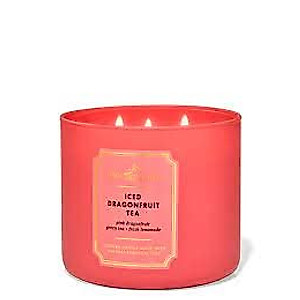 Iced Dragonfruit Tea 3 Wick Candle 14.5 oz / 411 g [Pink Print]