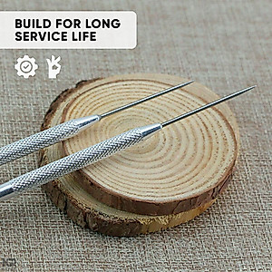 KETAR 4 Pcs Modeling Clay Carving Tools - Needle Tool Carving Kit Ceramic Pro Needles Detail Tools Sculpture Making Texture Tools
