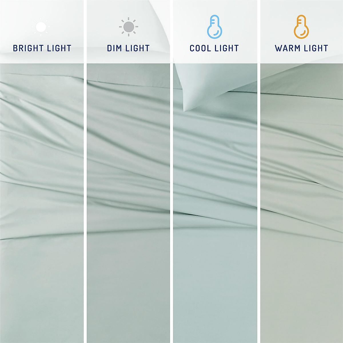 Degrees of Comfort Coolmax Cooling Sheets Set for Twin Size Bed, Moisture Wicking for Night Sweats Best Comfort, Cool Sheets for Hot Sleepers During Warm Weather with Deep Pocket, Mint-3PC