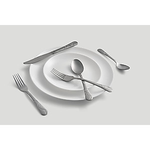 Cambridge Felicity Sand Piece Flatware Set, 45 Count