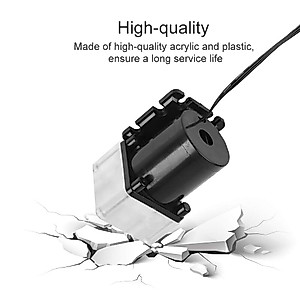 500L/H 10W 12V Water Cooling Pump,Computer Water Cooling Integrated,Noiseless Reservoir Combo with 4 Meters Pump Head G1/4 Thread,Fast Heat Dissipation CPU Cooling