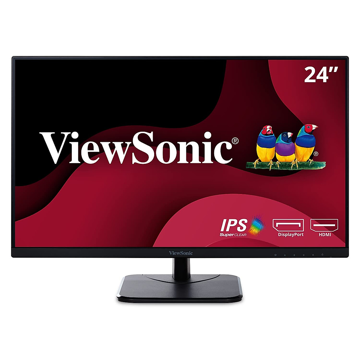 ViewSonic VA2456-MHD 24in IPS 1080p Monitor HDMI DisplayPort (Renewed)