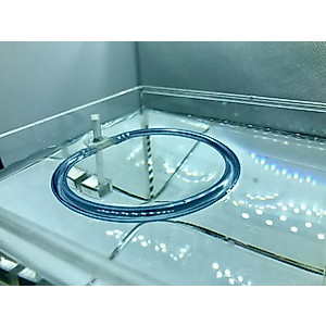 Magnetic Invisible Feeding Ring (Customizable and Auto-Leveling) Food Portal for Floating Plant Aquariums and Fish Tanks (Single)