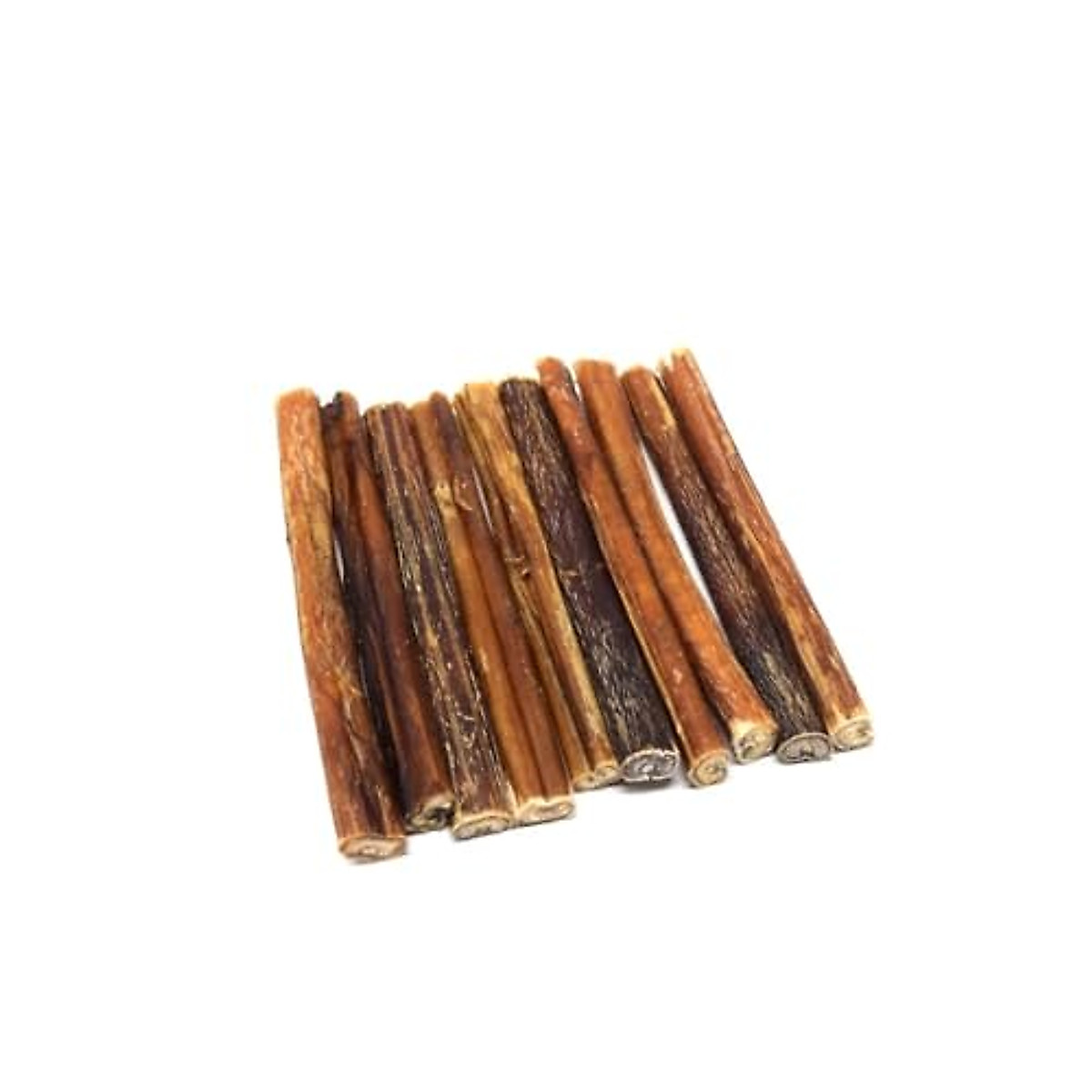 100% Natural 6-inch Thin Bully Sticks by Sancho and Lola's (35 Pack) Healthy, High Protein Dog Chew - Natural Scent Dogs Love