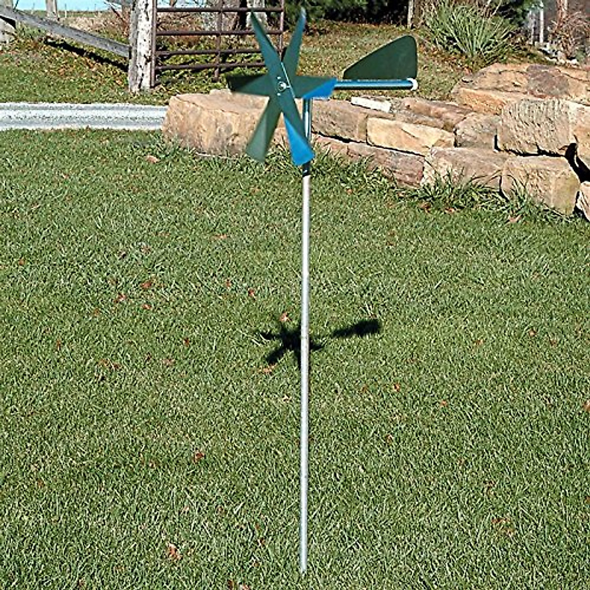 Lehman's Mole Chasing Humane Deterrent Windmill Covers 20,000 Feet Using Vibrations from Wind, Single