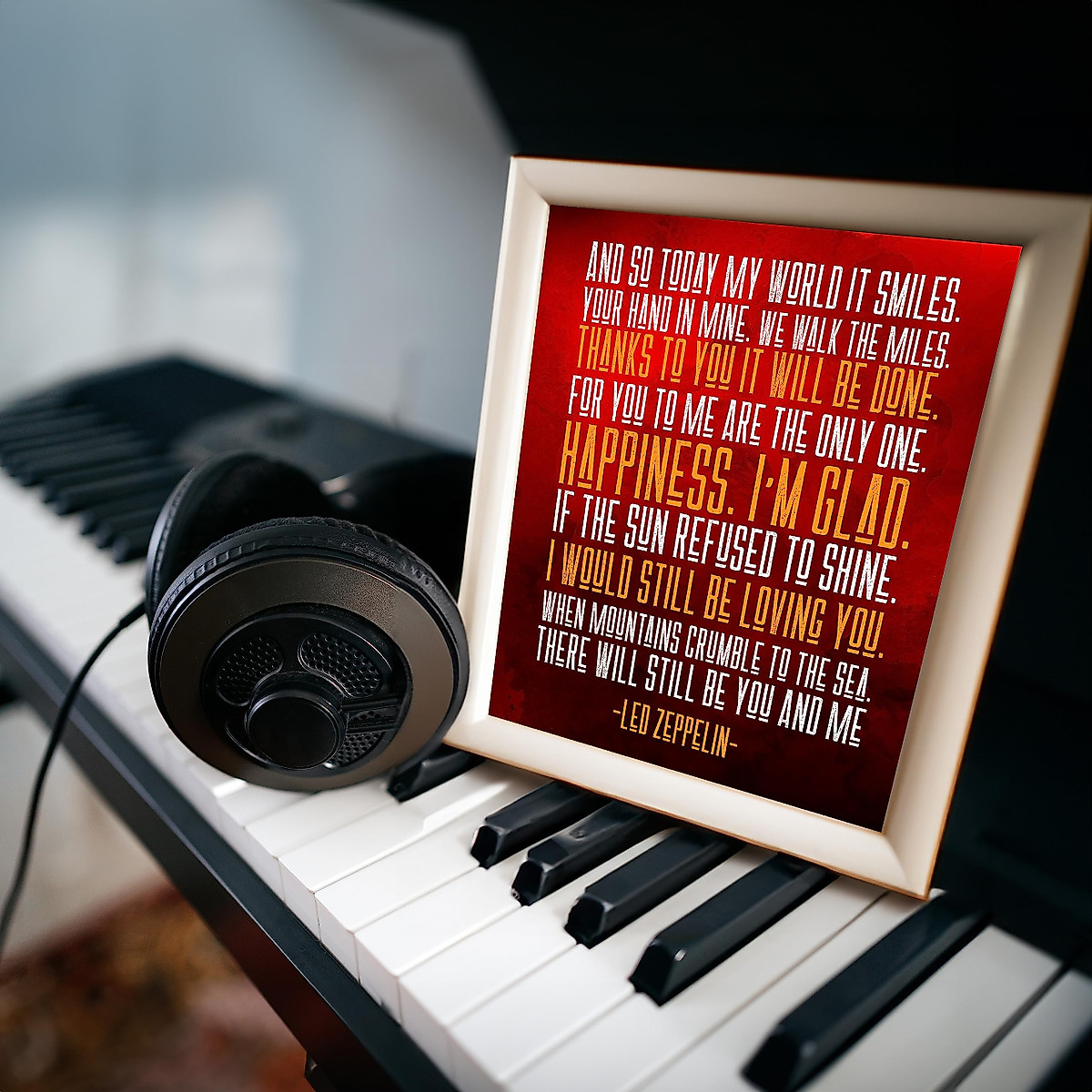 Still Be Loving You - Led Zeppelin Vintage Decor Wall Art, This Wall Decor Music Poster, is A Great Vintage Rock Print For Home Decor, Office Decor, or Man Cave Room Decor Aesthetic, Unframed - 11 x14