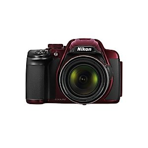Nikon COOLPIX P520 18.1 MP CMOS Digital Camera with 42x Zoom Lens and Full HD 1080p Video (Red) (OLD MODEL)