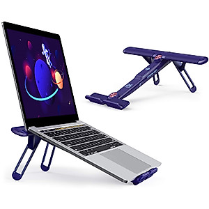 seenda Laptop Stand, Ergonomic Portable Stand, Adjustable Notebook Riser Holder Compatible with MacBook, Dell, Lenovo More 10-15.6 Inches Computers