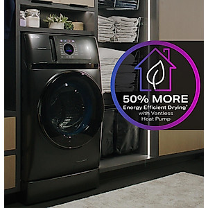 GE Profile PFQ97HSPVDS 28 Inch Smart Front Load Washer/Dryer Combo with 4.8 cu.ft. Capacity, 12 Wash Cycles, 14 Dryer Cycles