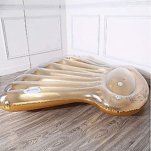 Glaceon Adult Large Floating Row Pool Float Inflatable Water Lounger Toys Swimming Ring Suitable The Beach Summer Party Outdoor Water Recreation