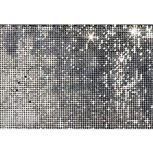 YongFoto 7x5ft Disco Party Backdrop Sliver Sequins Photography Background Glitter Halos Wedding Birthday Party Cake Table Banner 70s Theme Party Backdrop Disco Decorations Backdrop