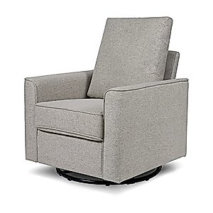 Namesake Alden Swivel Glider in Performace Grey Eco-Weave, Water Repellent & Stain Resistant, Greenguard Gold & CertiPUR-US Certified