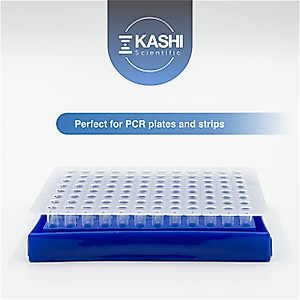 Kashi Scientific 96 Well PCR Tube Rack for 0.2mL PCR Tubes and PCR Plates, 8x12 PCR Tube Rack [3 Racks]