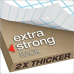 Ampad Evidence Quad Dual-Pad, Quadrille Rule, Letter Size (8.5 x 11.75), White, 100 Sheets per Pad (20-210)