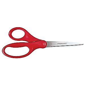 Fiskars 01-005358R Back to School Supplies Graduate Adult Scissors, 8 inch, Color Received May Vary