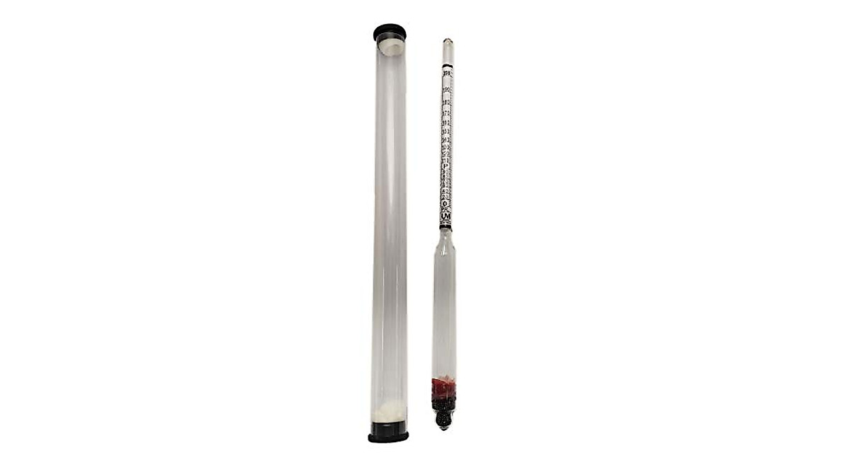 Upromax Alcohol Hydrometer Kit 0-200 Proof for Homebrewing
