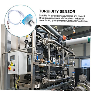 VILLFUL Module Turbidity Testing Equipment Turbidity Value Detection Water Sensor Turbidity Water Turbidity Test Turbidity Tester Urine Cups 3.3-5v Turbidity Sensor Plastic