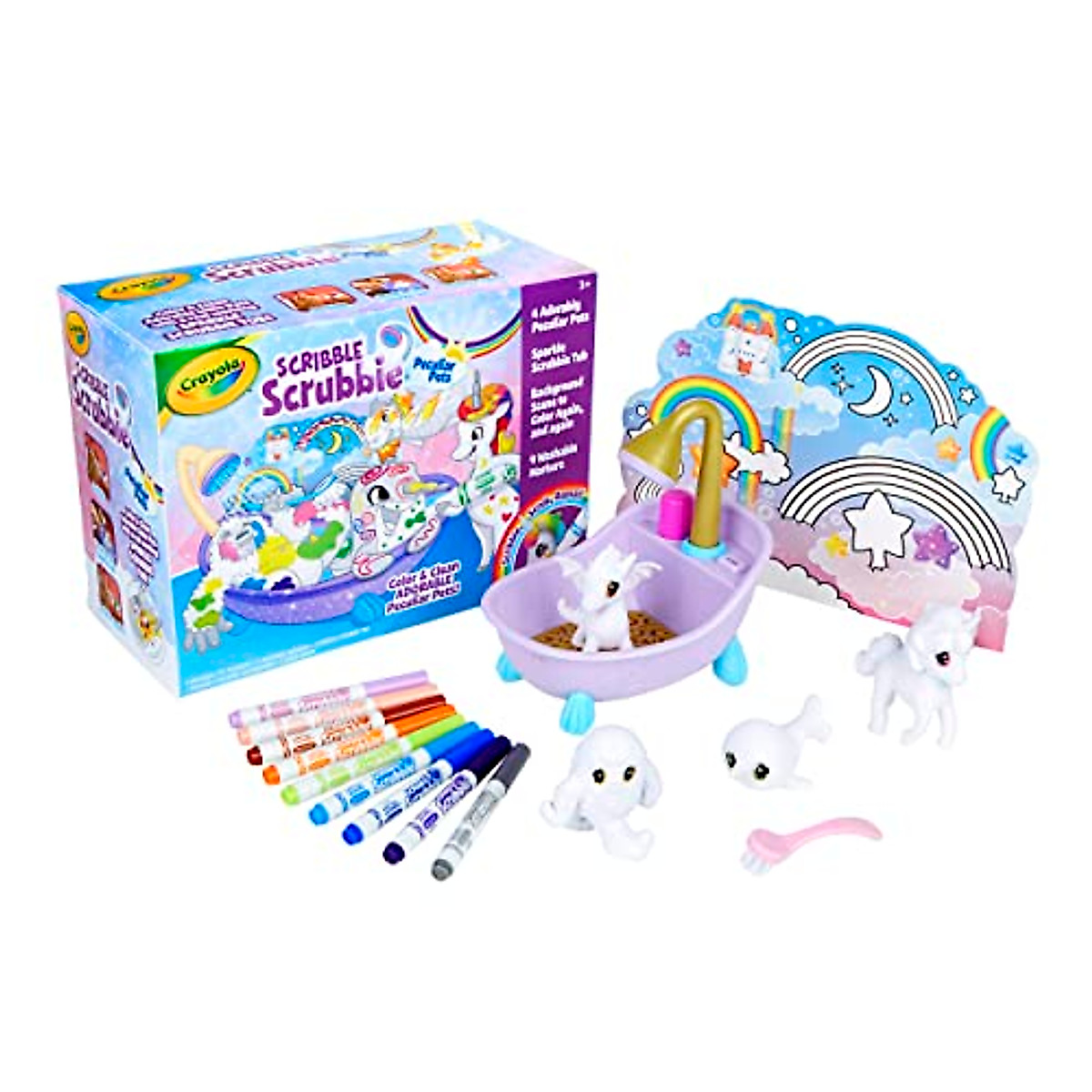 Crayola Scribble Scrubbie, Peculiar Pets, Easter Basket Stuffers, Gifts For Kids, Ages 3+ [Amazon Exclusive].