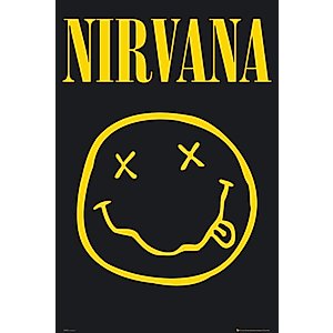 GB eye Nirvana Smiley Poster