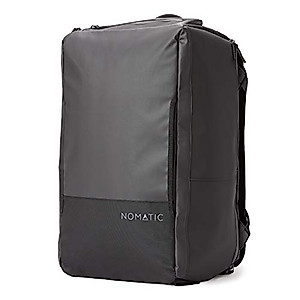 NOMATIC 40L Travel Bag- Duffel/Backpack, Carry-on Size for Airplane Travel, Everyday Use, TSA Compliant Backpack with a Built in Laptop Sleeve and Tablet Sleeve