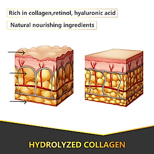 Mens Moisturizer,Retinol Cream for face,Natural Anti-Aging with Retinol, Collagen & Hyaluronic Acid - Day & Night Anti-Wrinkle Cream - Firming, Hydrating & Renewing Effect - 1.7Oz