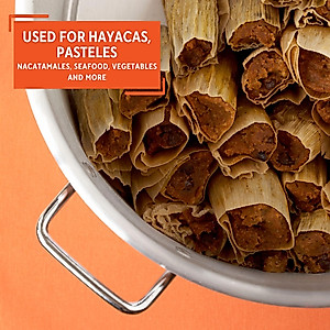 IMUSA Aluminum Steamer Dual Piece Set, 28Qt and 10Qt, Silver