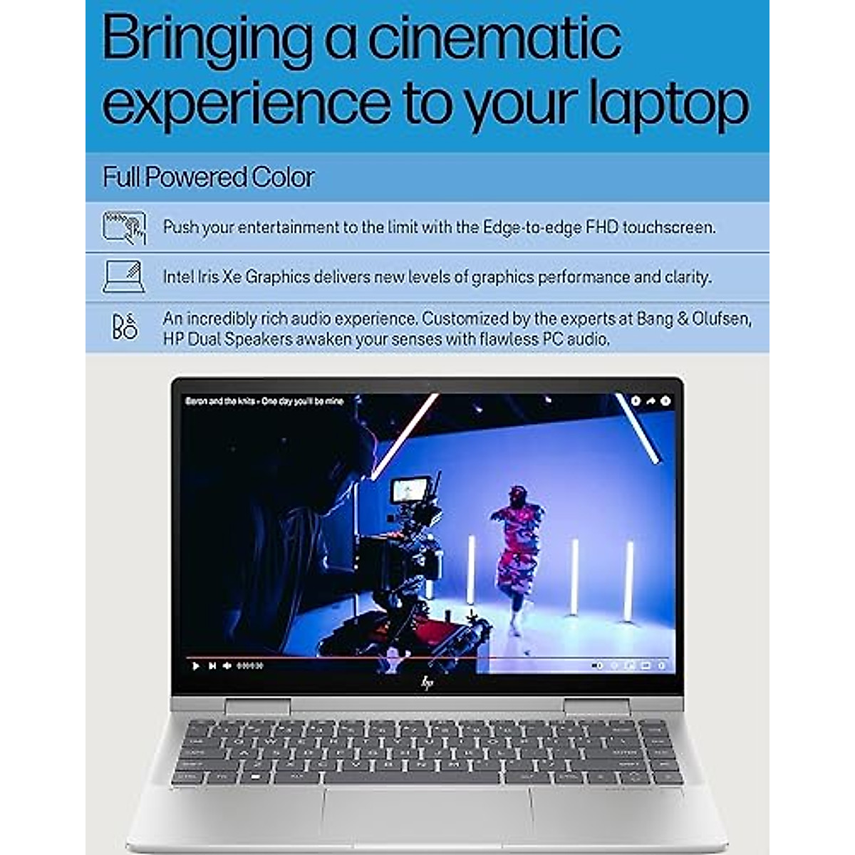 HP Envy 2 in 1 Touch Screen Laptop 2023 Newest, 14" FHD IPS Touchscreen, Intel Core i5-1335U(10-core Up to 4.60 GHz), 8GB RAM, 512GB SSD, Intel Iris Xe Graphics, Wi-Fi 6E, Fingerprint, Win 11 Home