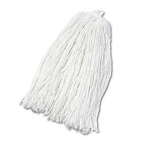 Boardwalk 2032R Cut-End Wet Mop Head, Rayon, No. 32, White