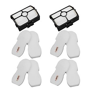YUEFENG Replacement filter for Shark HZ3002 HZ3000 Stratos Ultralight Corded Stick Vacuum, Replace part XFFKHZ3000 XHFHZ3000, 2+ 4 PACK foam filter and felt filter